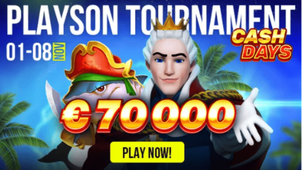 November Cash Days Tournament: Enter the €70.000 Prize Pool